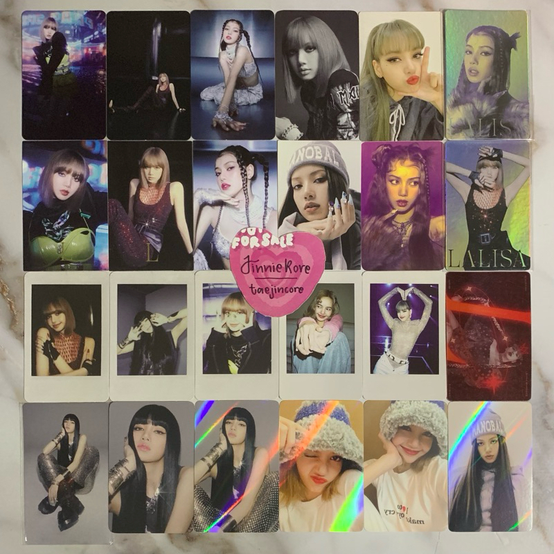MERAH Lalisa ALBUM SOLO EDITION OFFICIAL VARIOUS PHOTOCARD POB KTOWN ...