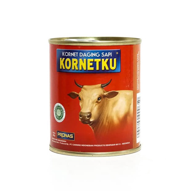 Xc26619 KORNETKU PRONAS 34GR HALAL CORNED BEEF KORNET BEEF | Shopee ...