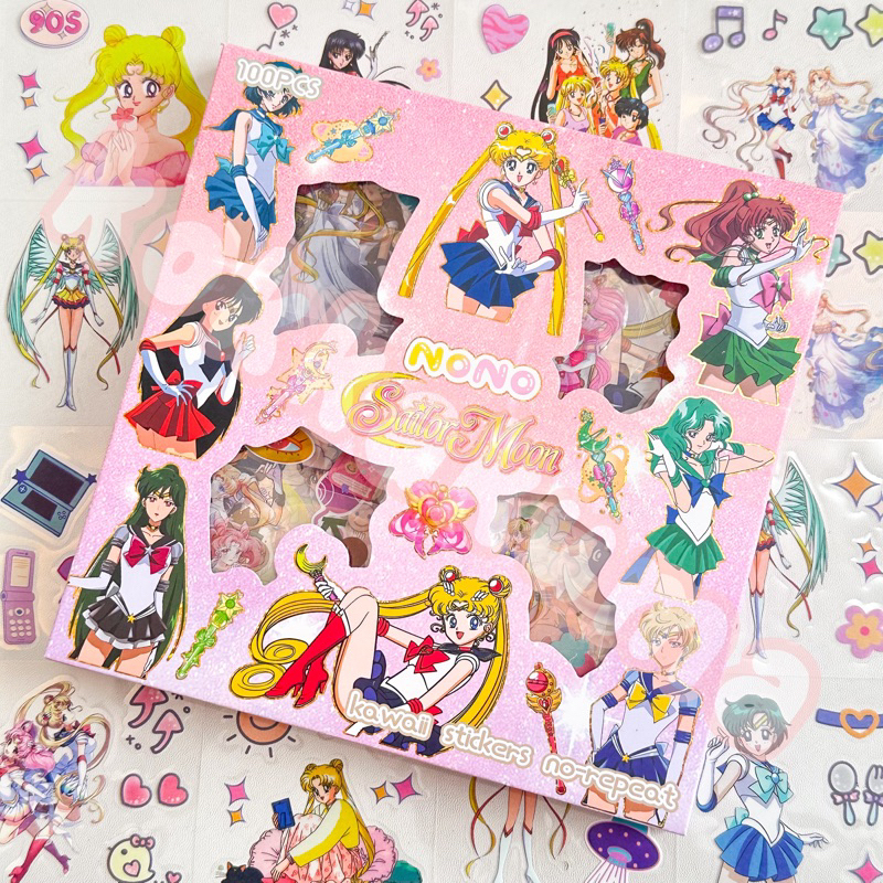 Sticker Box NONO SAILORMOON SANRIO STELLALOU Girls Girls Journal ...