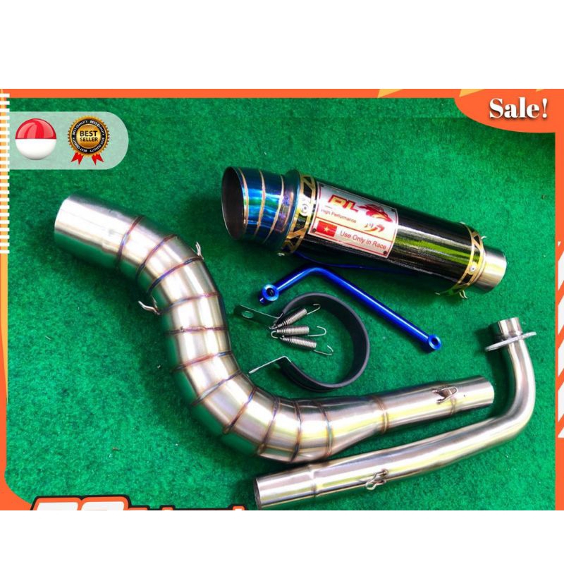 RED LEO EXHAUST RACING OPEN FOR EX5 KRISS 110 KRISS 125 WAVE 100 WAVE ...