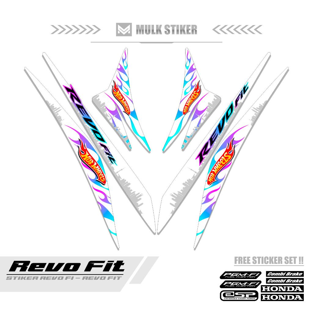 STRIPING REVO FI 2014 / MTF 25 / STICKER REVO FI / SETIKER REVO FIT ...