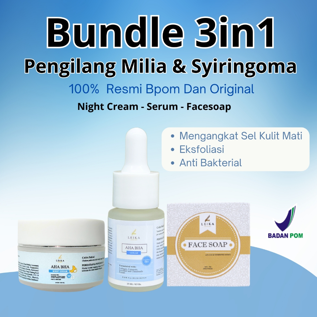 MATA Package 3in1 milia Bpom Removal Original milia Remover Under The ...