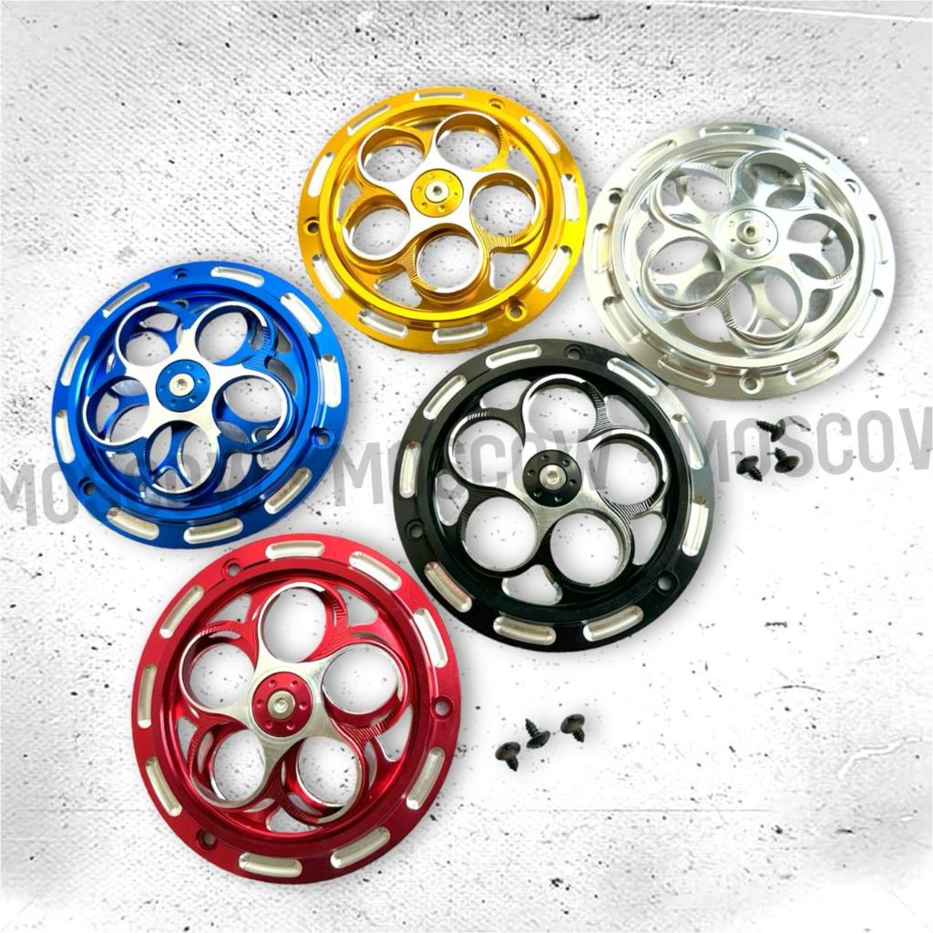 Fan Cover Spinner SPINER Cnc ALUMINUM PNP BEAT SCOOPY VARIO MIO Vespa ...