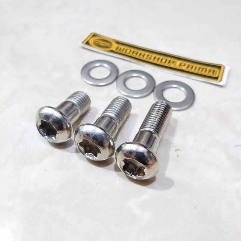 Star KEY BOLT T50 M10X20MM 2CM 2 CM DISC BRAKE DISC CALIPER M6X20 MM ...