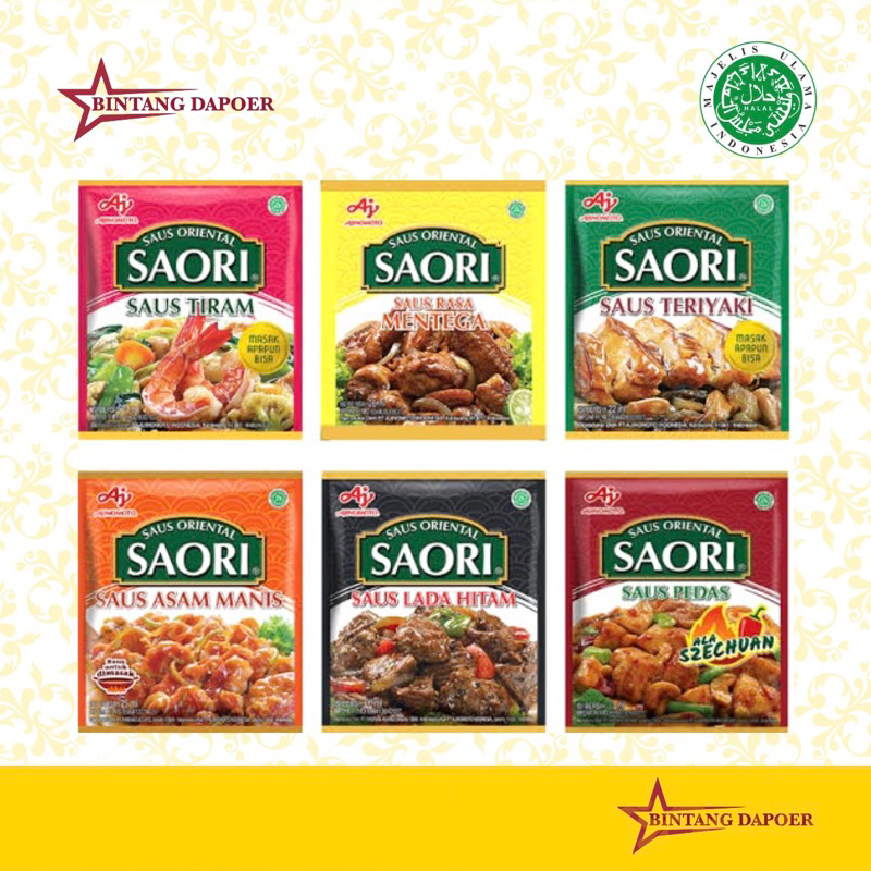 Saori Oriental Sauce (Unit) (10/Zipper) (3 Variants) | Shopee Malaysia