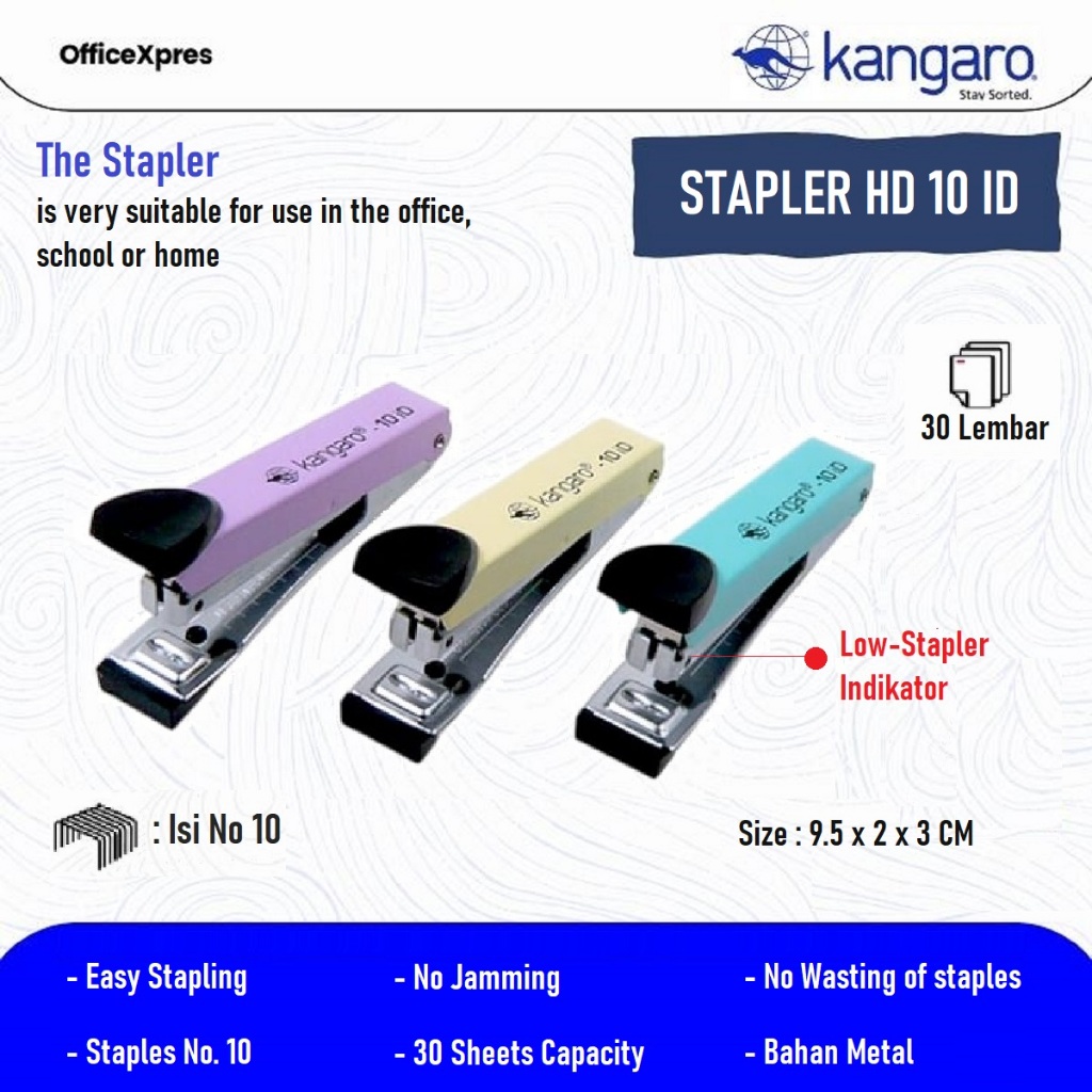 Stapler/snap/stapler HD 10 ID Kangaro Type Stapler MAX HD 10dlx ...