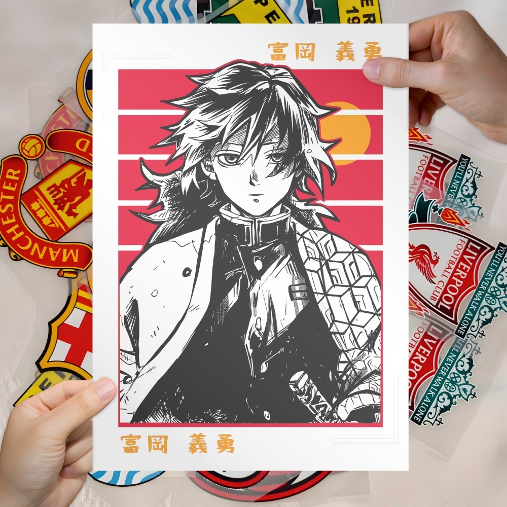 Digital DTF Print Screen Printing Anime Kimetsu no Yaiba Demon Slayer ...
