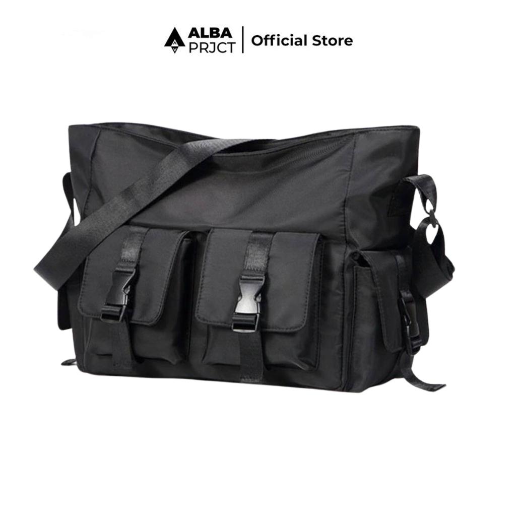 Alba PROJECT Men's Leather Sling Bag Pablo Crossbody Sling Bag ...