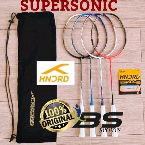 Original HUNDRED SUPERSONIC SUPER SONIC BADMINTON RACKET | Shopee Malaysia
