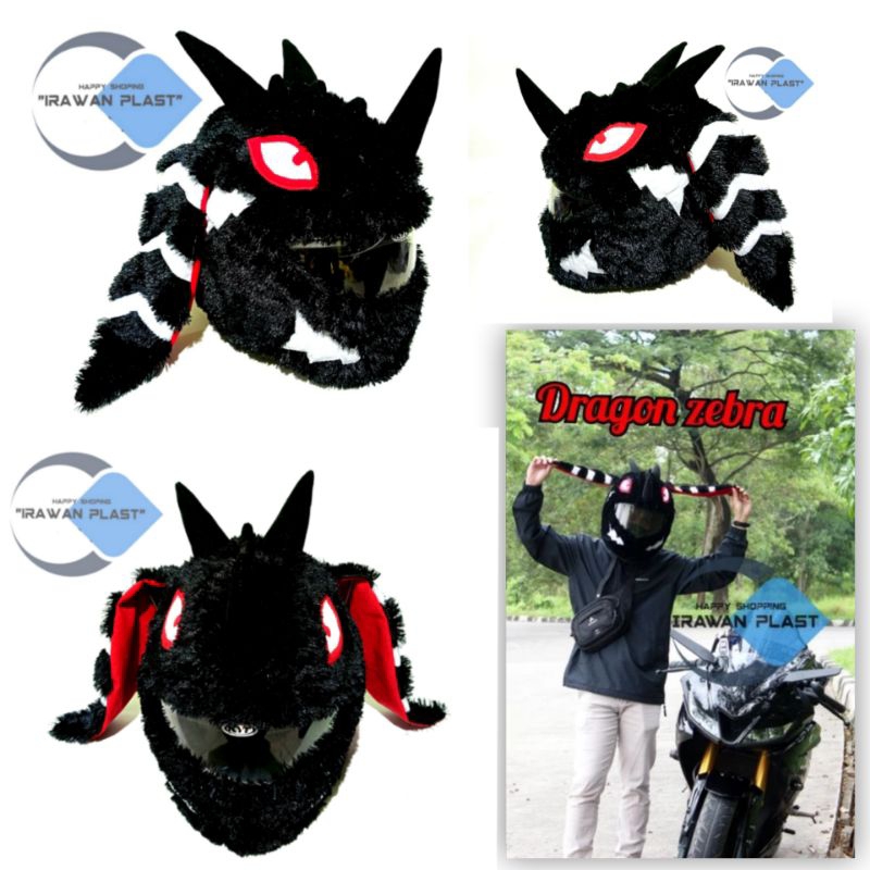 Helmet Cover/DRAGON ZEBRA Helmet Cover | Shopee Malaysia