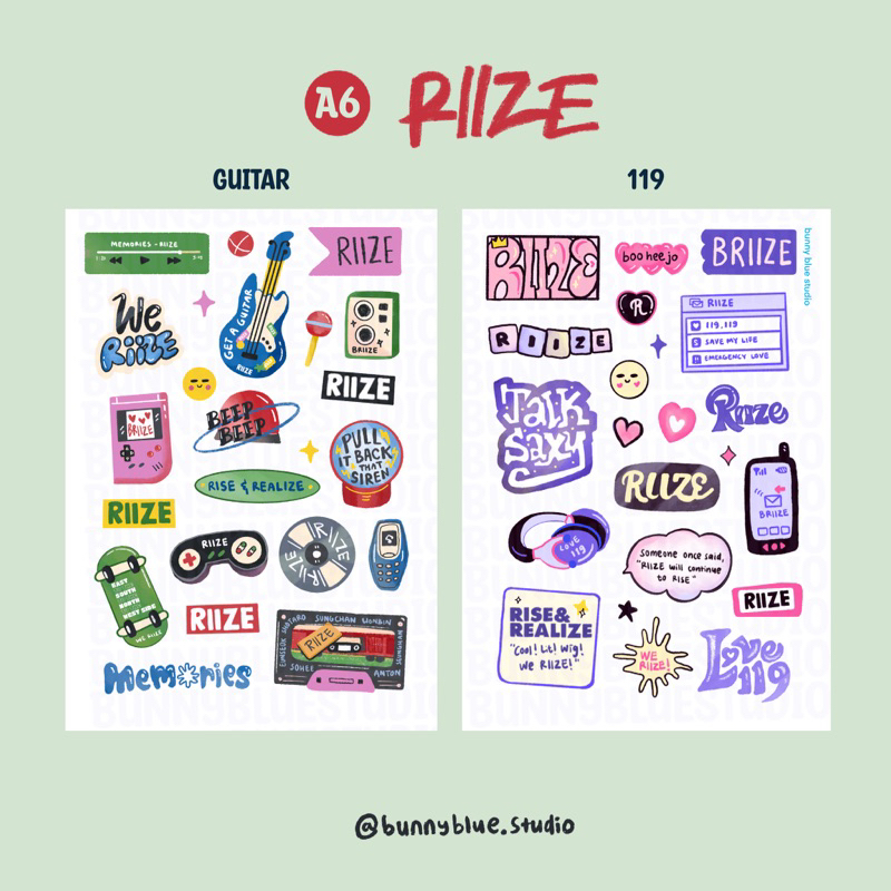 Rise Fanart Sticker | Shopee Malaysia