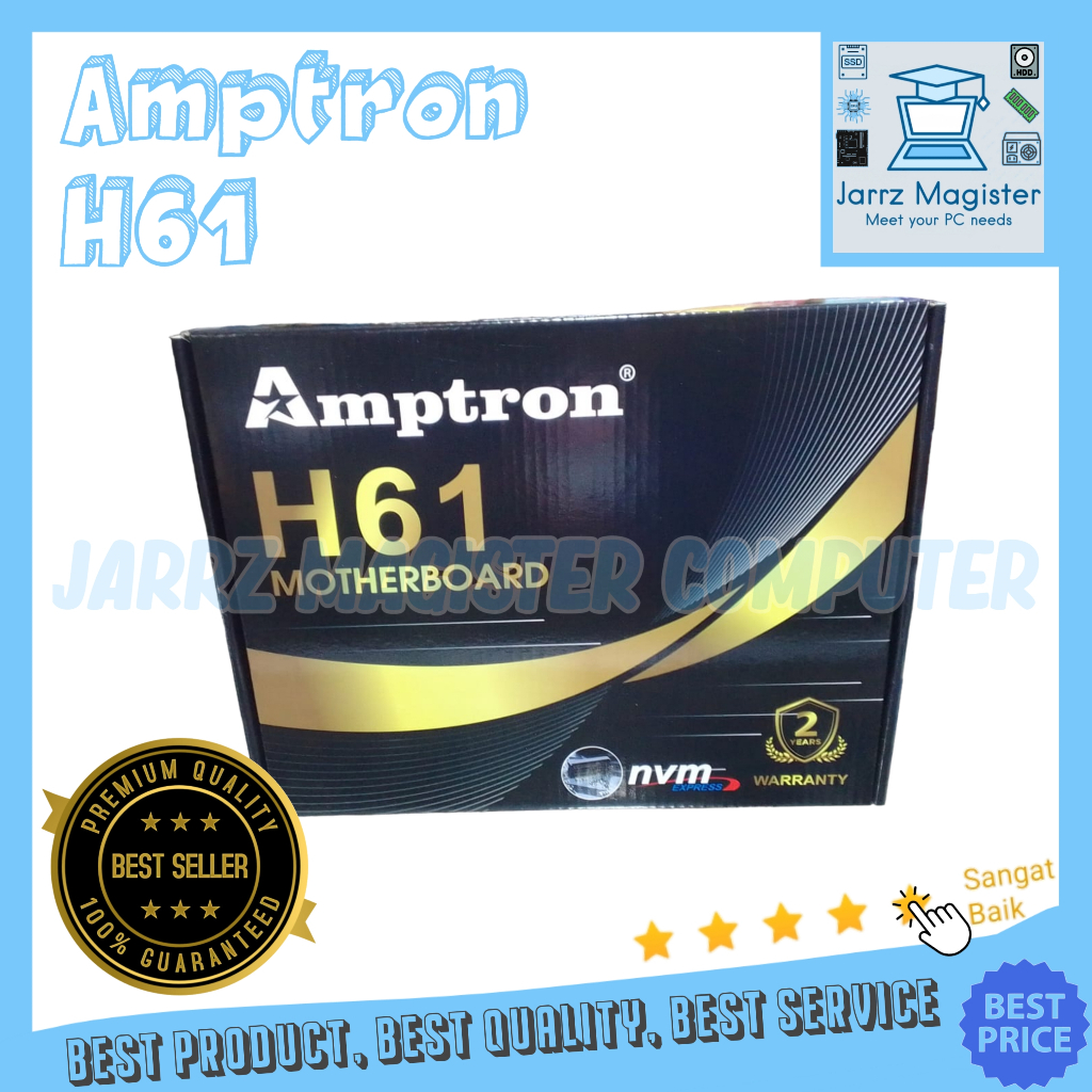 Amptron H61 Intel LGA 1155 DDR3 Motherboard | Amptron H61 1155 ...