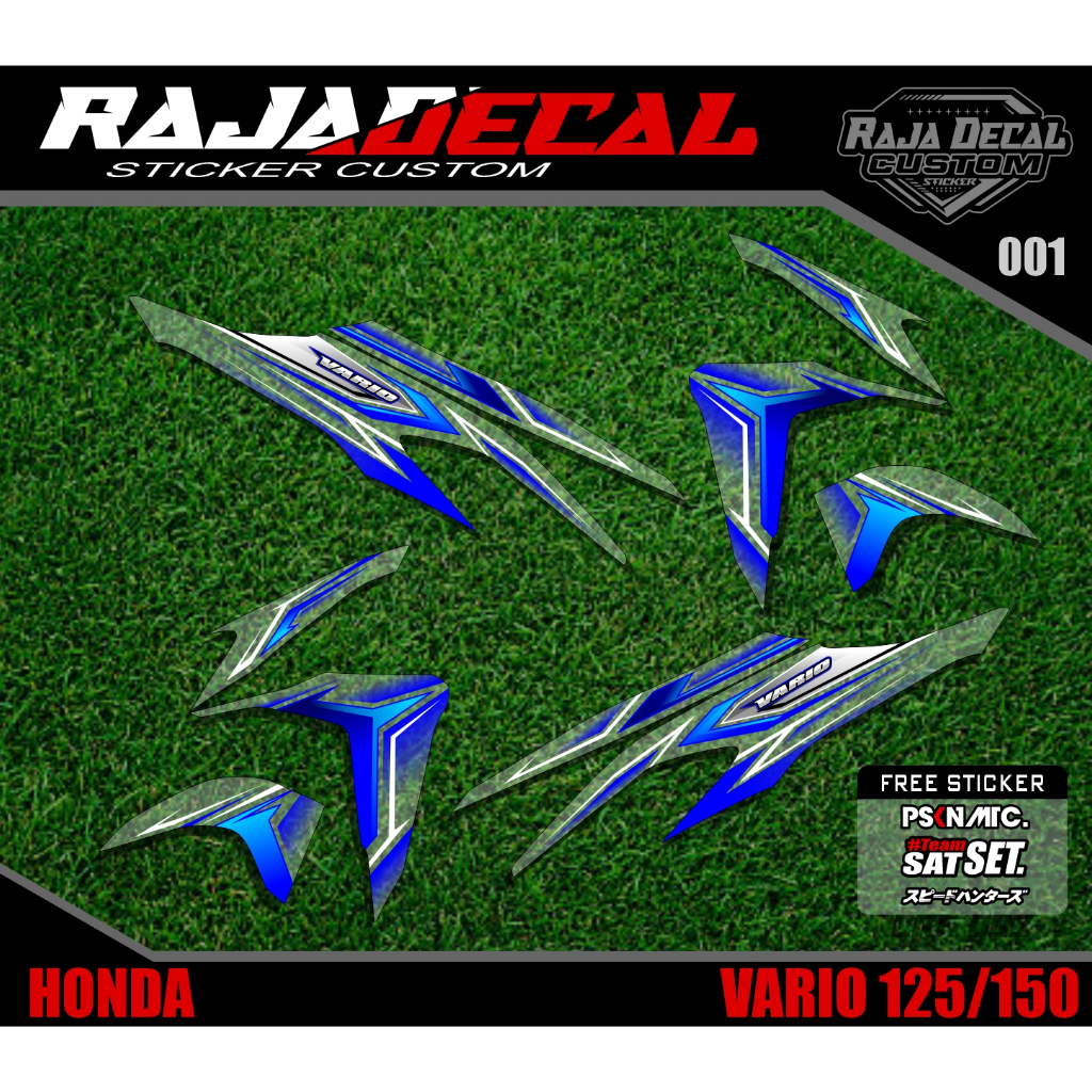Striping STICKER Transparent VARIO LED NEW 125/150 VARIO 01 | Shopee ...