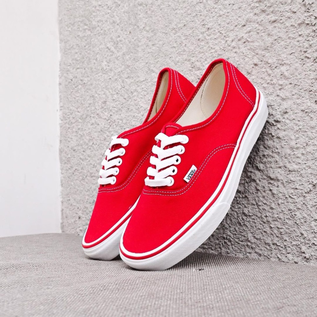 Vans Authentic Red White Original | Shopee Malaysia
