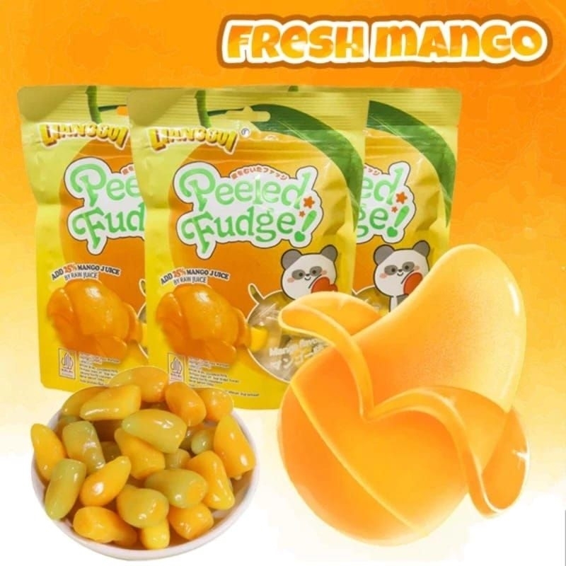 Viral Peeled Soft Candy Various Flavors Mango Strawberry / Candy Jelly ...