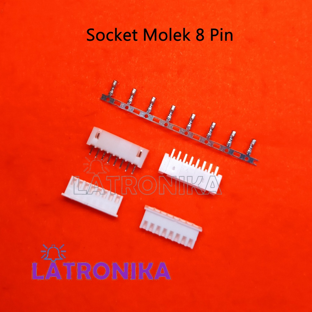 Small Molek Socket 8 Pin Complete Set Molex Socket Terminal Connector ...