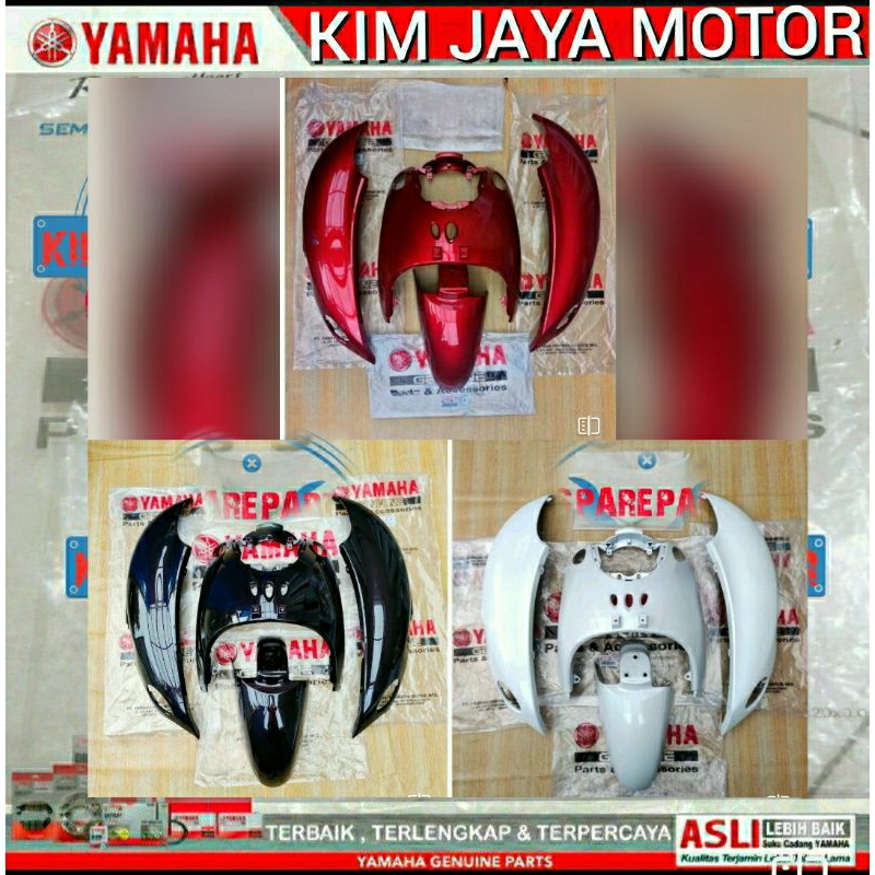 ORIGINAL YAMAHA FINO CARBON BODY COVER | Shopee Malaysia