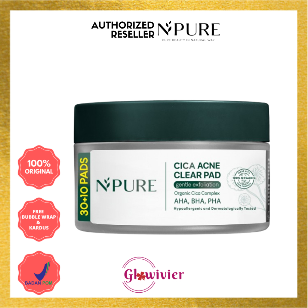 (NEW Packaging) NPURE Cica Acne Clear Pad (40 pads) | Shopee Malaysia