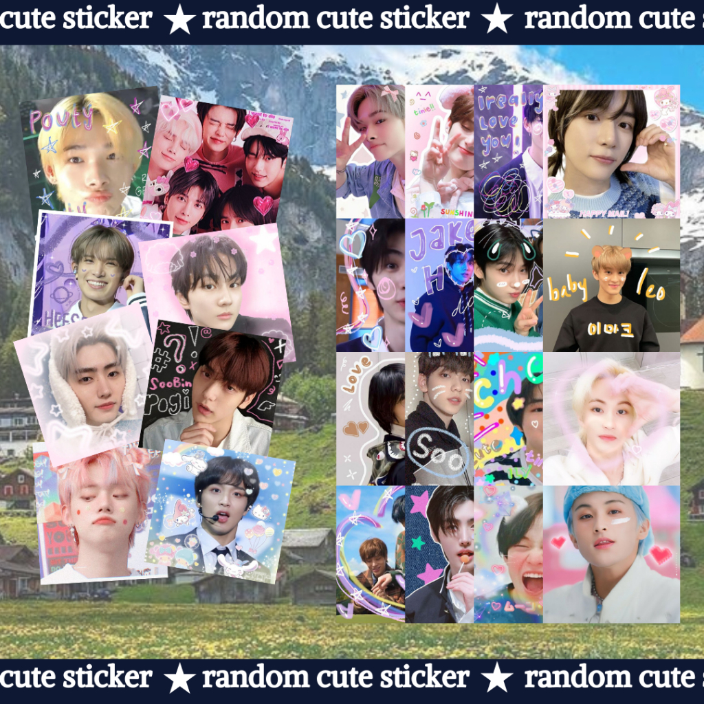 [45pcs][PREORDER]KPOP Random STICKER FREEBIES MAIL STICKER nct enhypen skz txt korean idol ...