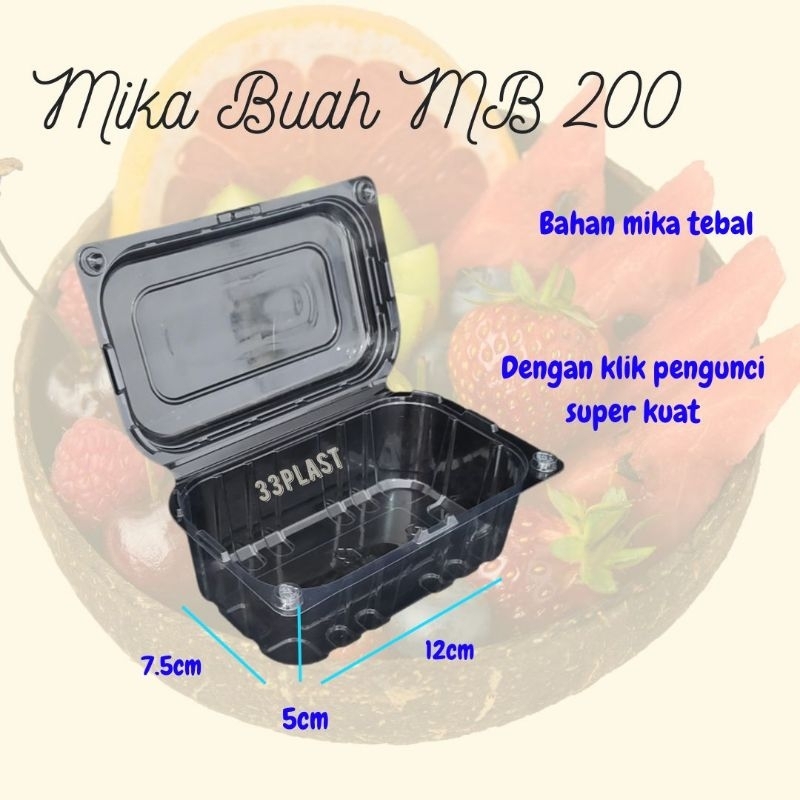 Mika Fruit MB 200 Mika Ice Cut tomato Mika strawberry (25PCS) | Shopee ...