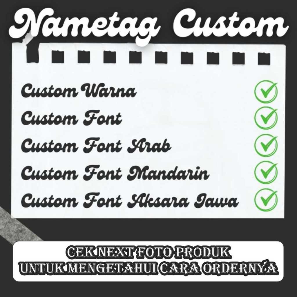 MATAHARI Custom Nametag/Arabic Nametag/Magnet Nametag/Nametag Nail ...