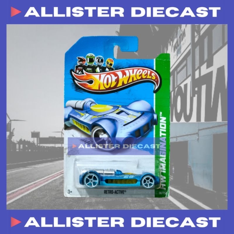 Hot Wheels Retro Active HW Imagination ALLISTER DIECAST Hot Wheels ...