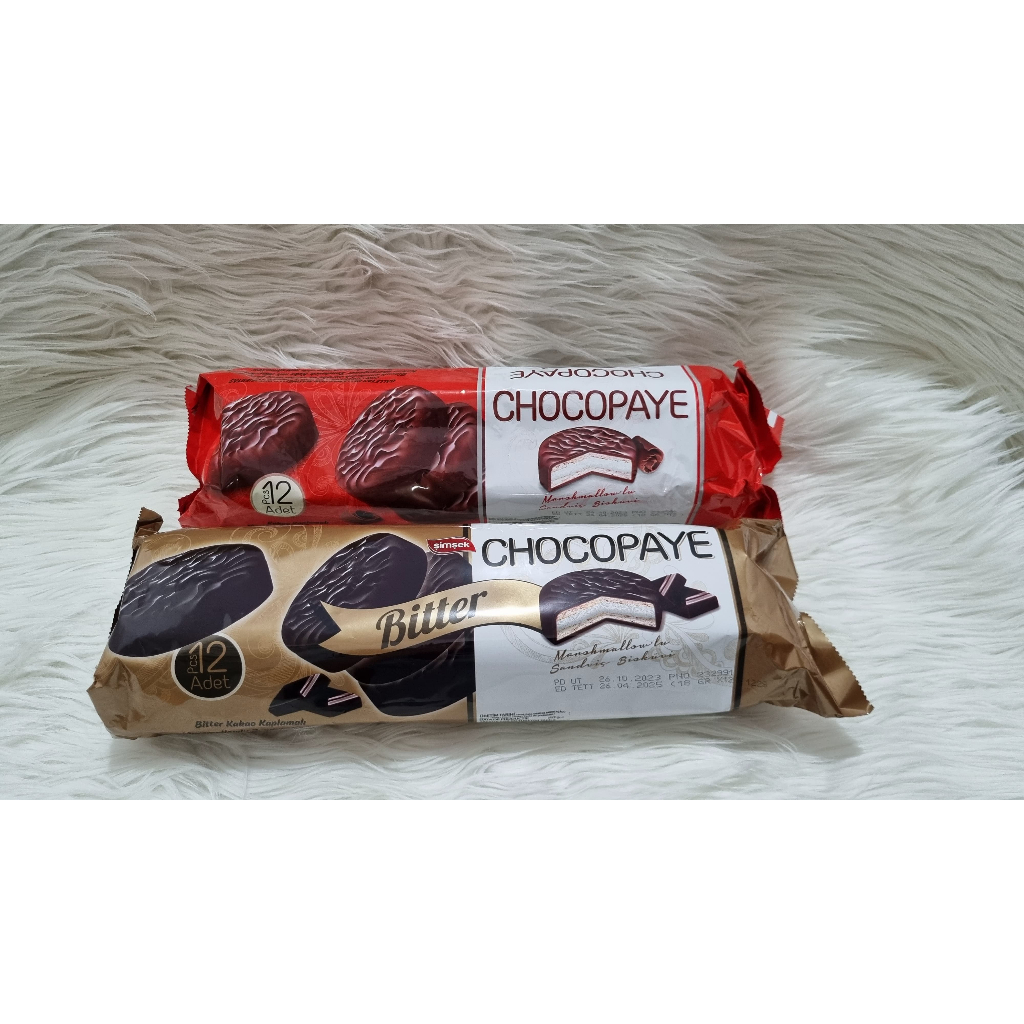Choco Pie Chocopaye Marshmallow 216gr Dark Milk Chocolate Pie Biscuit ...