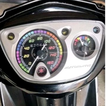 Yamaha nouvo z custom speedometer panel board | Shopee Malaysia