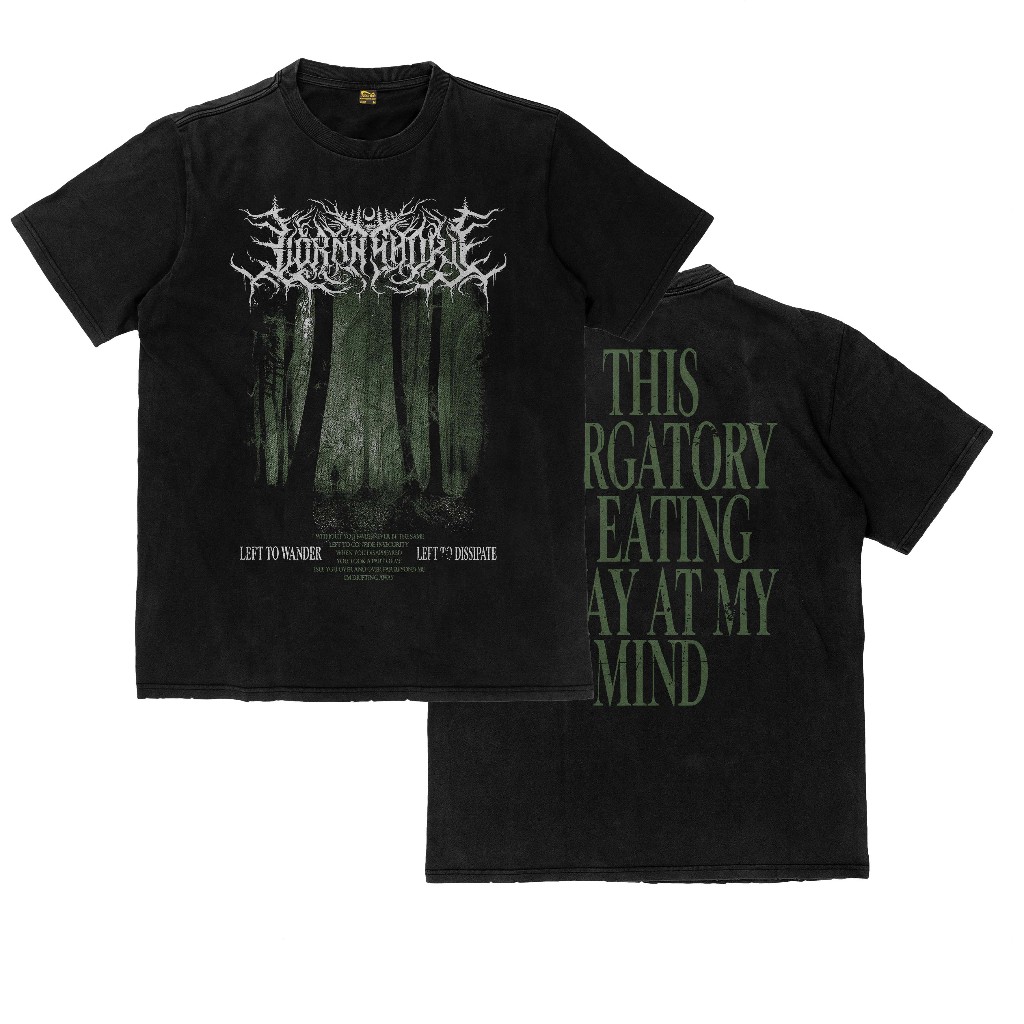 T-shirt Lorna Shore Band Pain Remains II Deathcore Metal Kaos Thick T ...