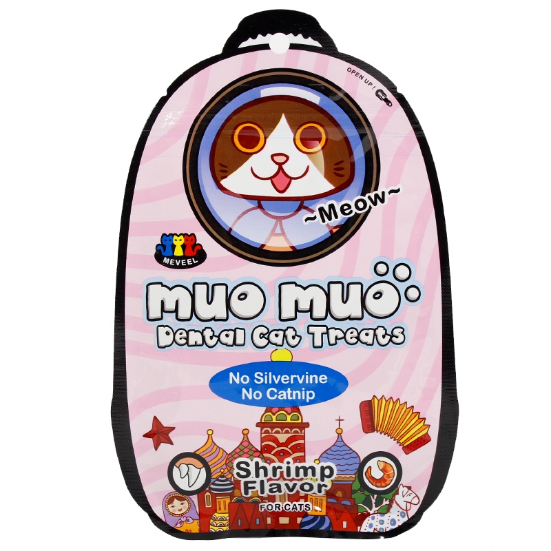 Muo MUO Dental Cat Treats Salmon & Chicken Flavor - Pet Cat Snack ...