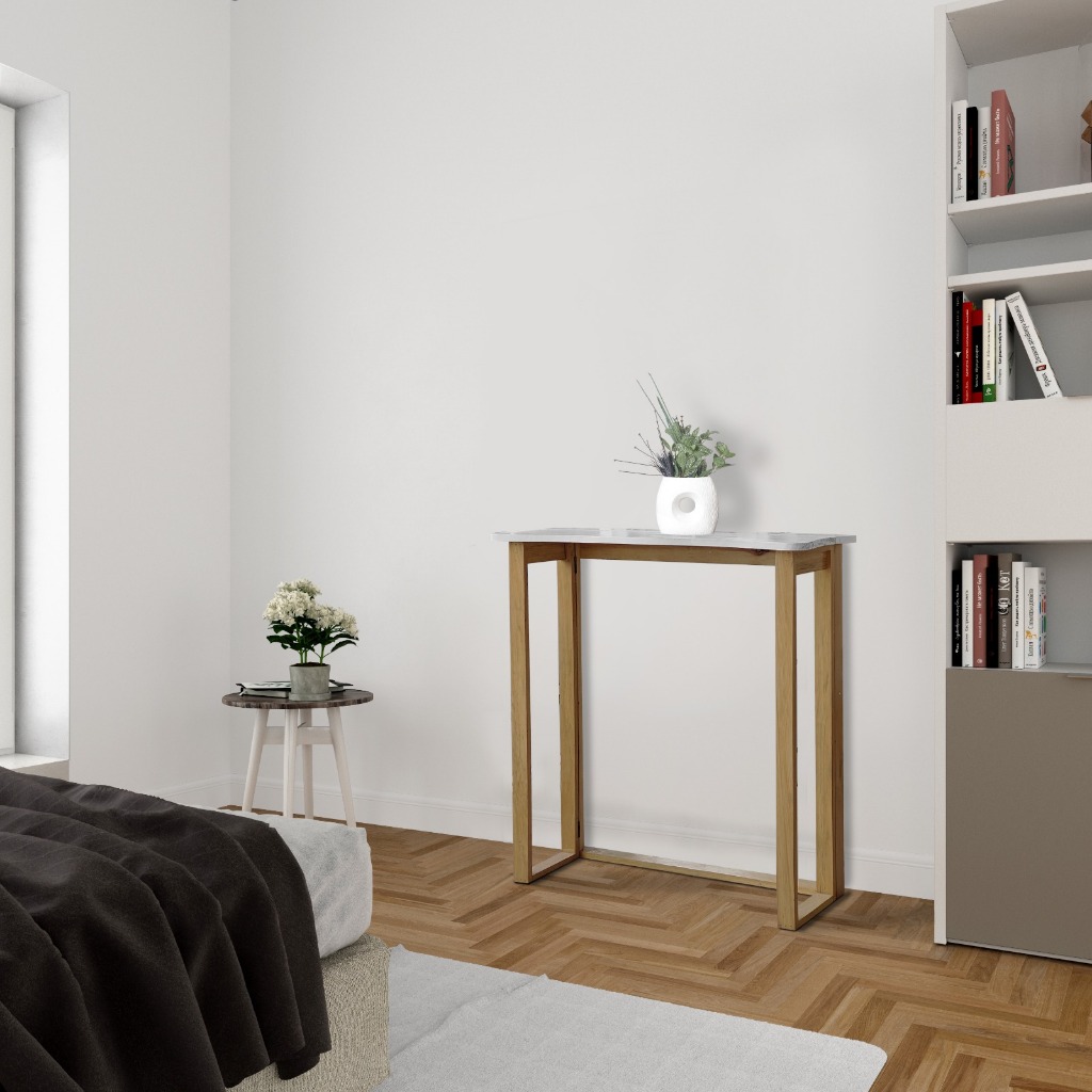 Pso Minimalist Console Table Korean Aesthetic Home Room Display ...