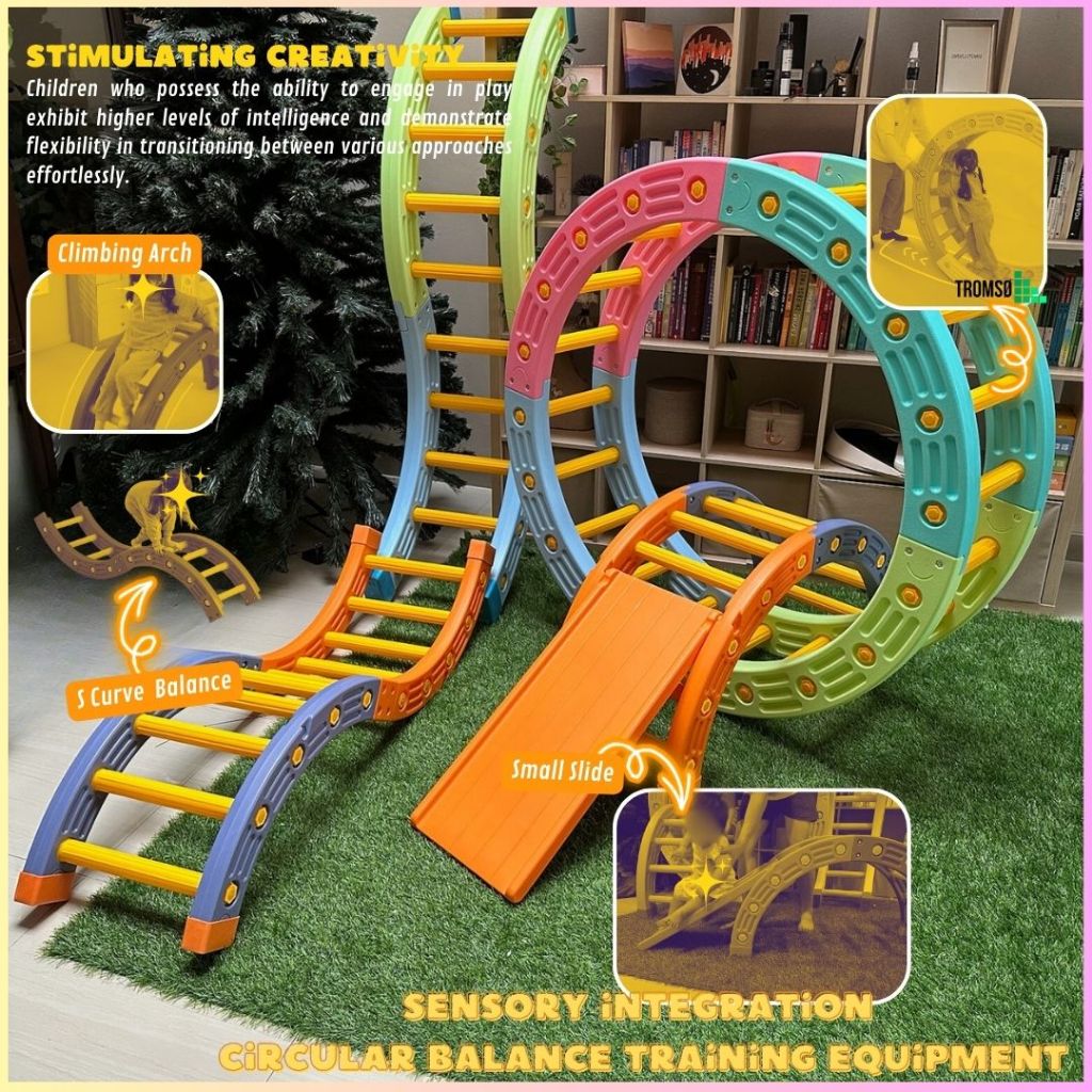 Multifunctional Sensory Integration Balance Bar/Climbing Arch/Arch ...