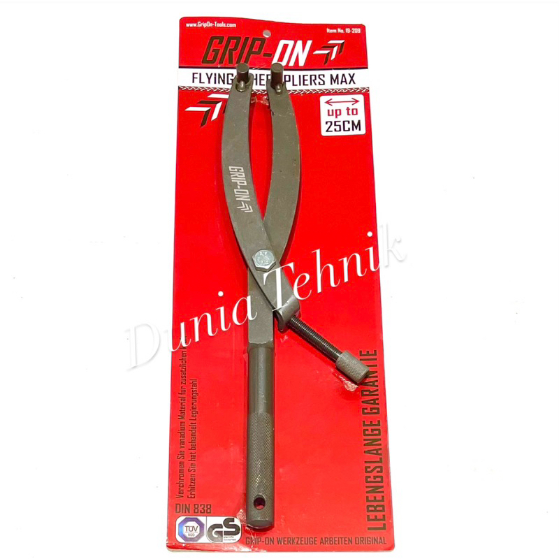 Treker CVT Resistance GRIP-ON Large Opening 25 cm Flying Wheel Pliers ...