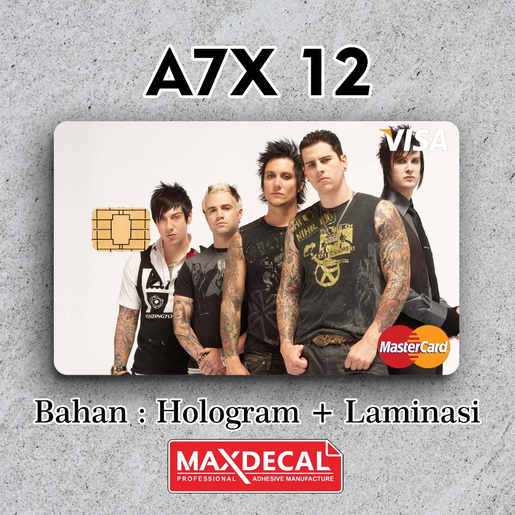 Avenged Sevenfold Landscape Special Hologram Atm Card Skin Sticker ...