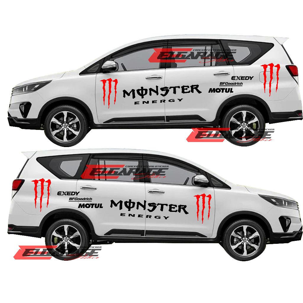 Toyota veloz car sticker, toyota veloz car body cutting sticker ...