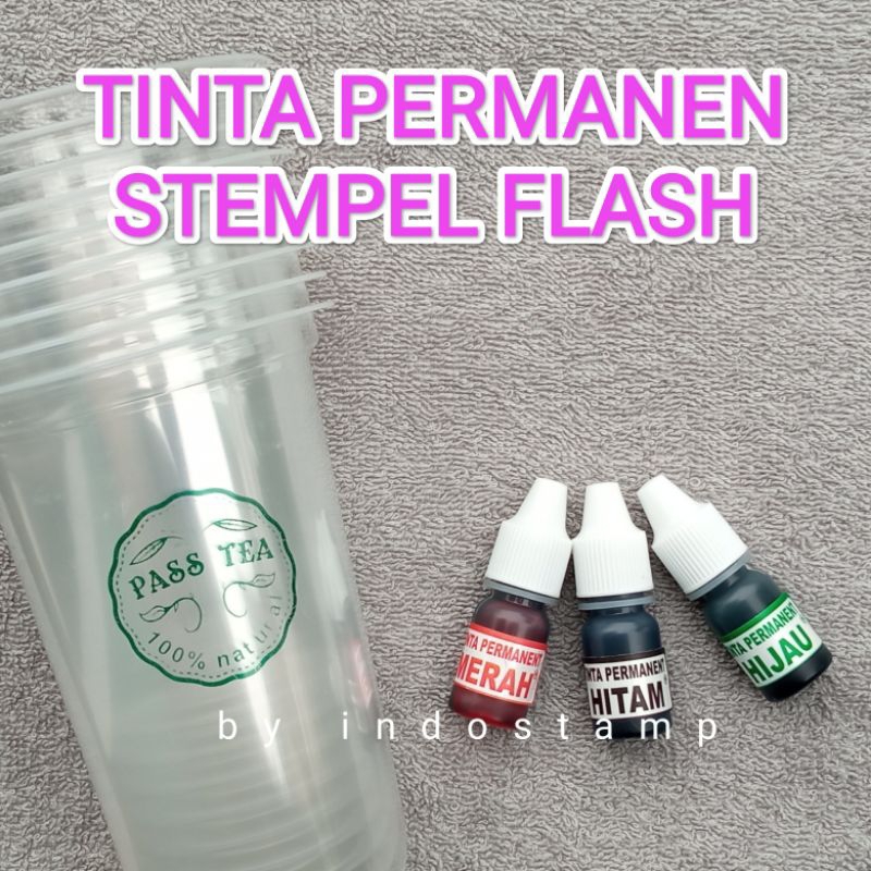 5ml PERMANENT Plastic STAMP Ink Special For FLASH STAMP STAMP STAMP Not ...