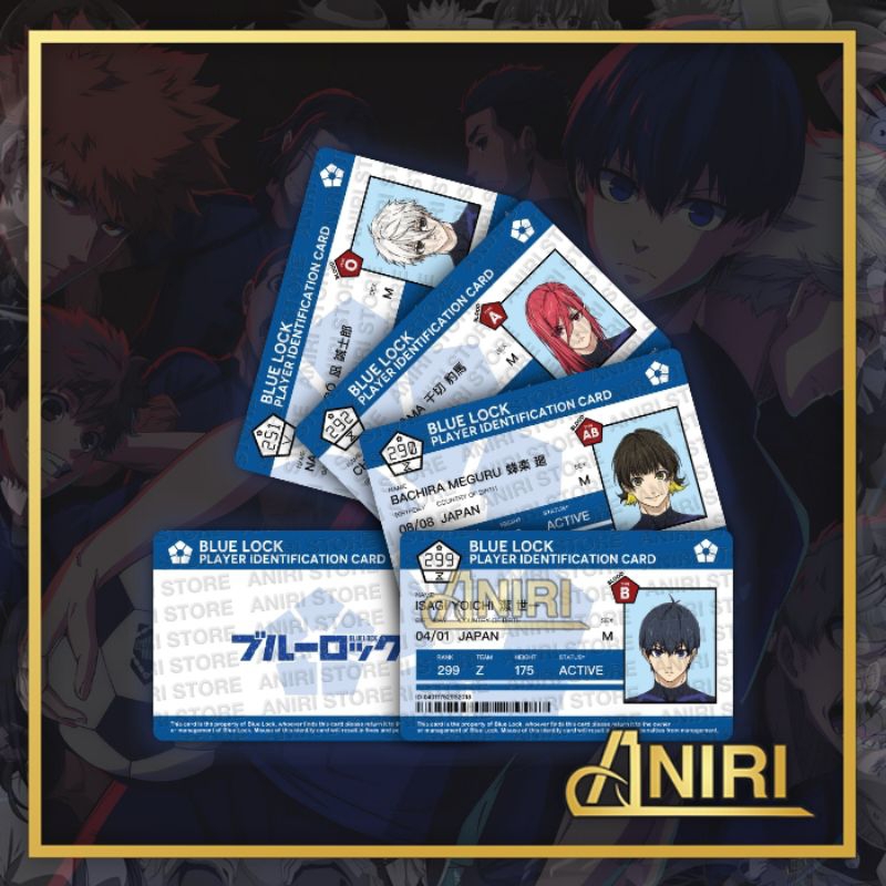 Anime Blue Lock ID Card | Shopee Malaysia
