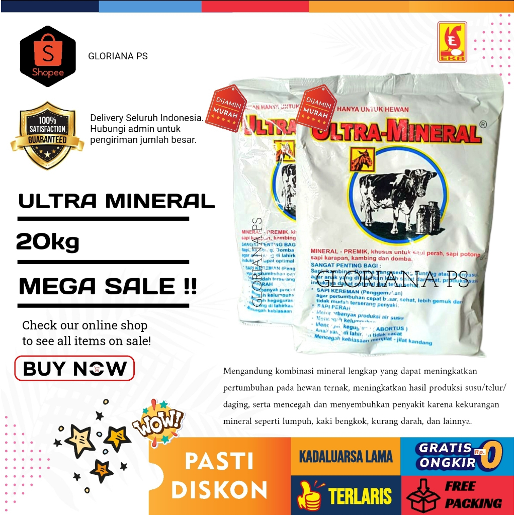 Ultra MINERAL Beef 1KG EKA FARMA - Complete Vitamins & Minerals For ...