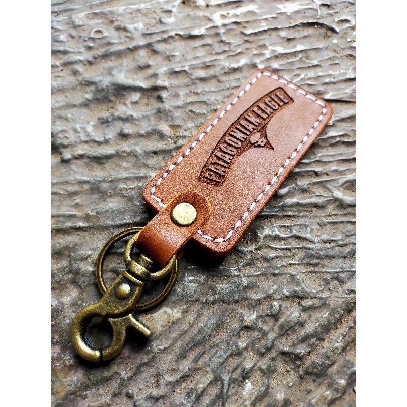GANTUNGAN Patagonian eagle benelli genuine leather key chain | Shopee ...