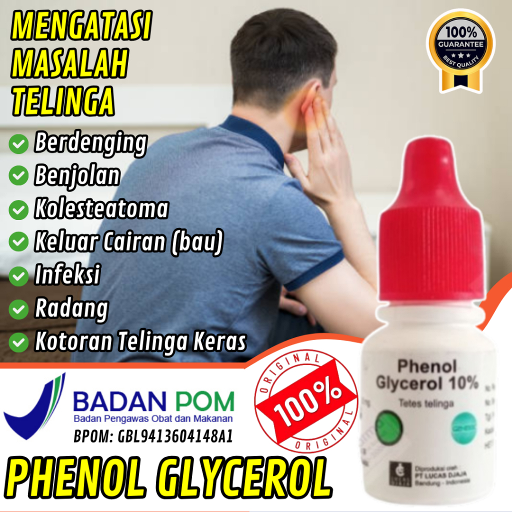 Phenol Glycerol Infection Ear Drops Liquid Antiseptic Liquid Treats Ear ...