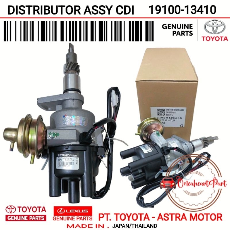 DELCO ASSY CDI DISTRIBUTOR TOYOTA 5K/7K EFI 1.8/CAPSULE/SUPER/COROLLA ...