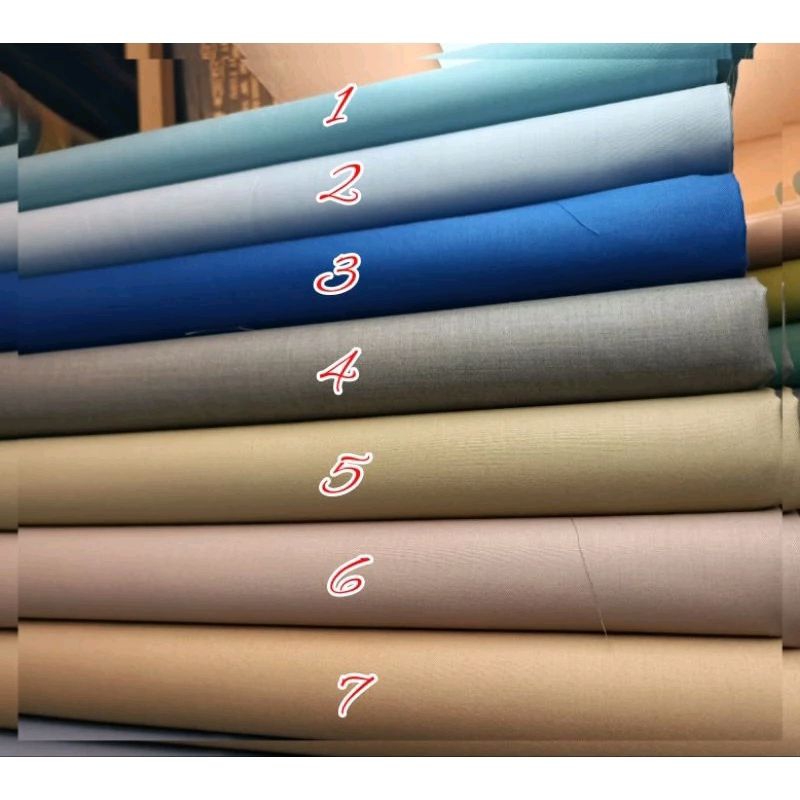Toyobo fodu original plain fabric price per meter | Shopee Malaysia
