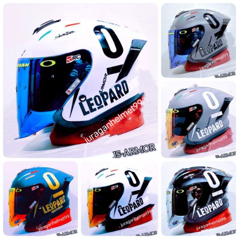 Js Armor Helmet Handsome Leopard Package | Shopee Malaysia