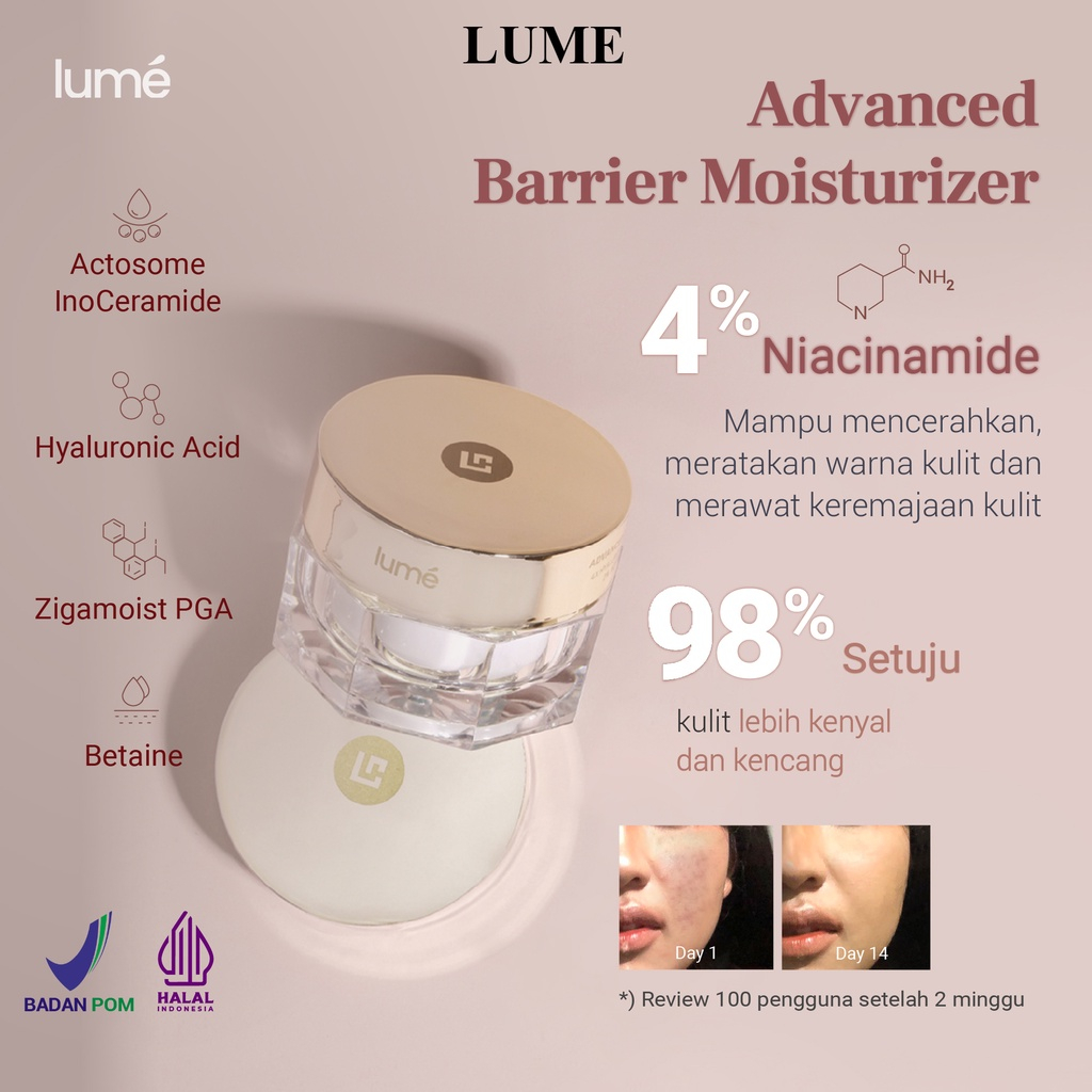 Lume Advanced Barrier Moisturizer Lumecolors Skincare Moisturizer Skin ...