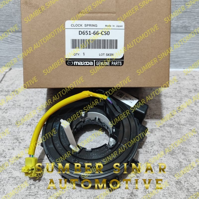 Spiral Cable Horn Clock Spring Mazda 2 Non Skyactiv Skyactive Sky Activ ...