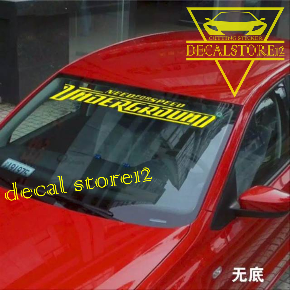 Needforspeed underground car windshield sticker | Shopee Malaysia
