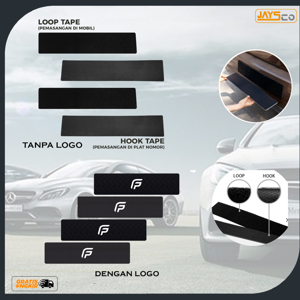 Frameless Plate Car Number Plate Holder (Front & Rear) | Shopee Malaysia