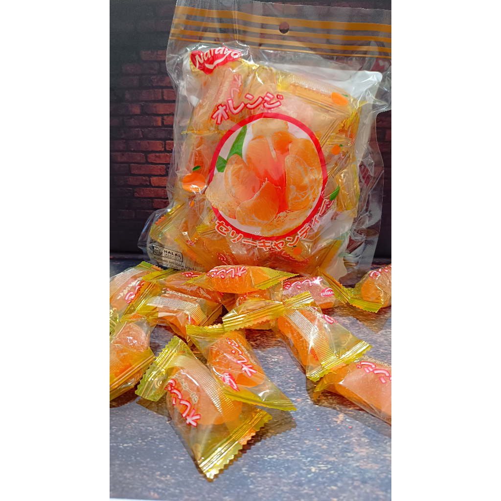 Naraya Mandarin Orange Flavored Jelly Candy 500gr | Shopee Malaysia