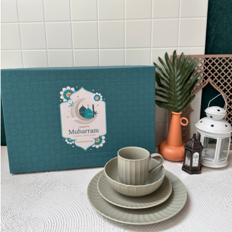 Hampers Plate Lebaran Exclusive with Lebaran Box | Shopee Malaysia