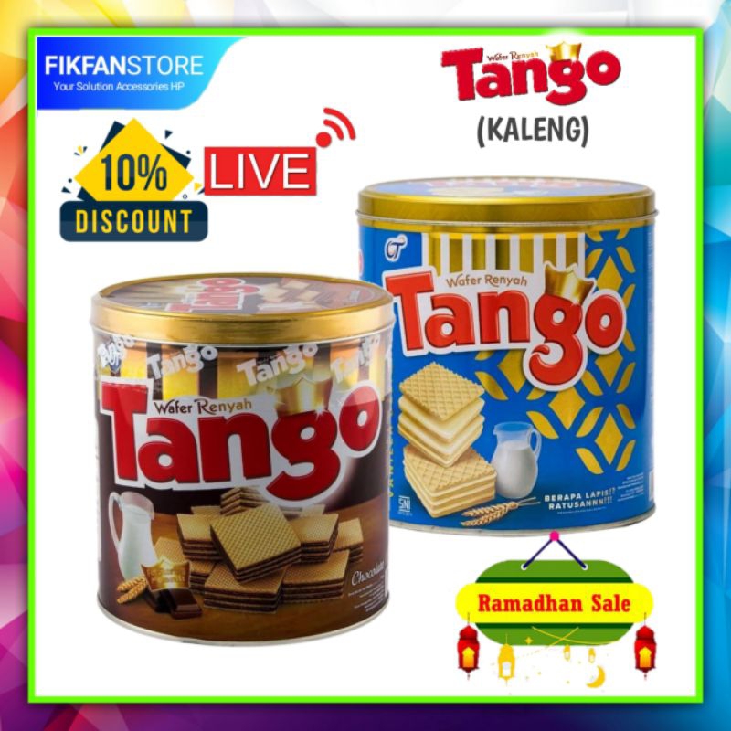 Tango Wafer Cans 300gr Chocolate & Vanilla 10% Live | Shopee Malaysia